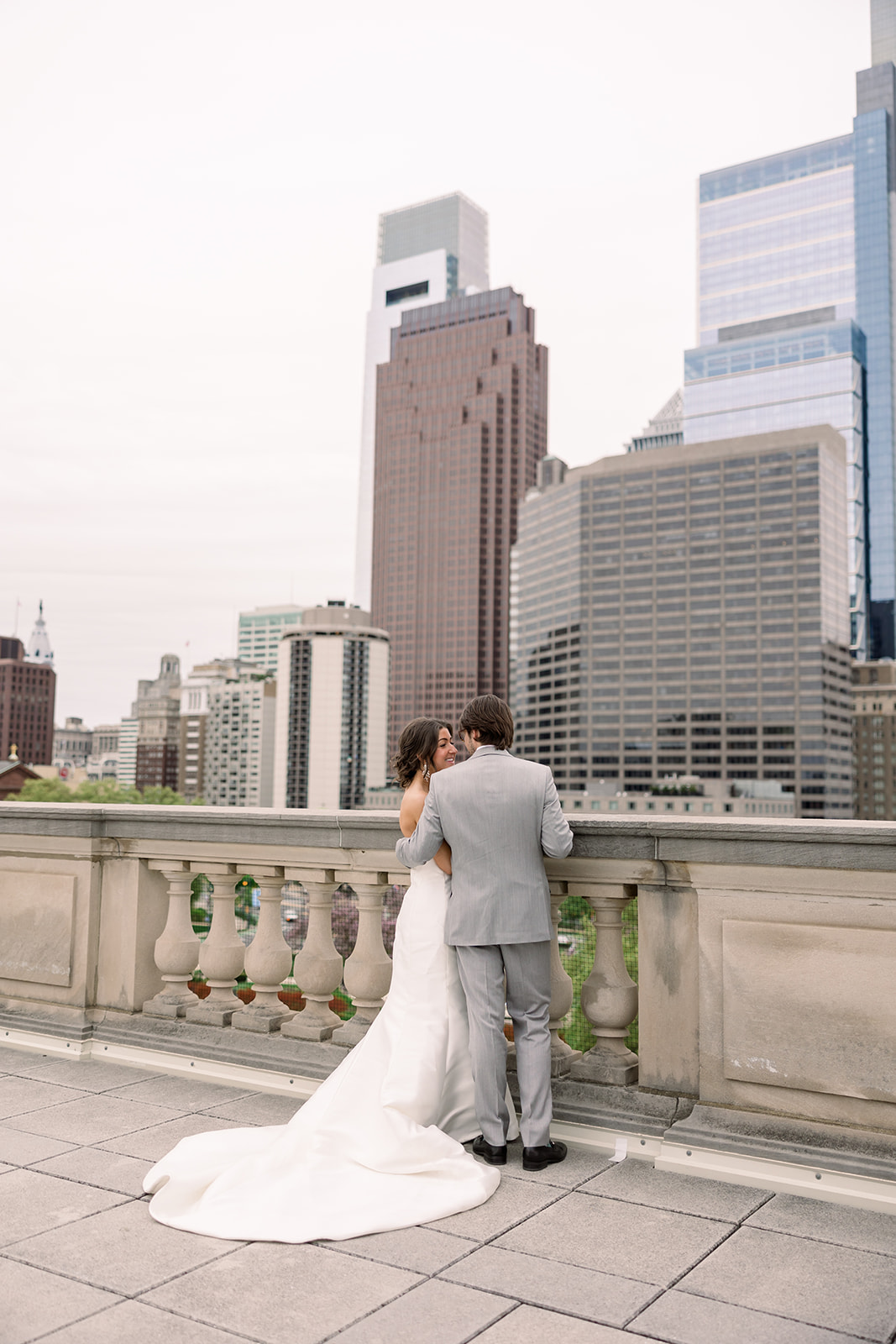 Philadelphia Library Rooftop Wedding Free Library On The Parkway