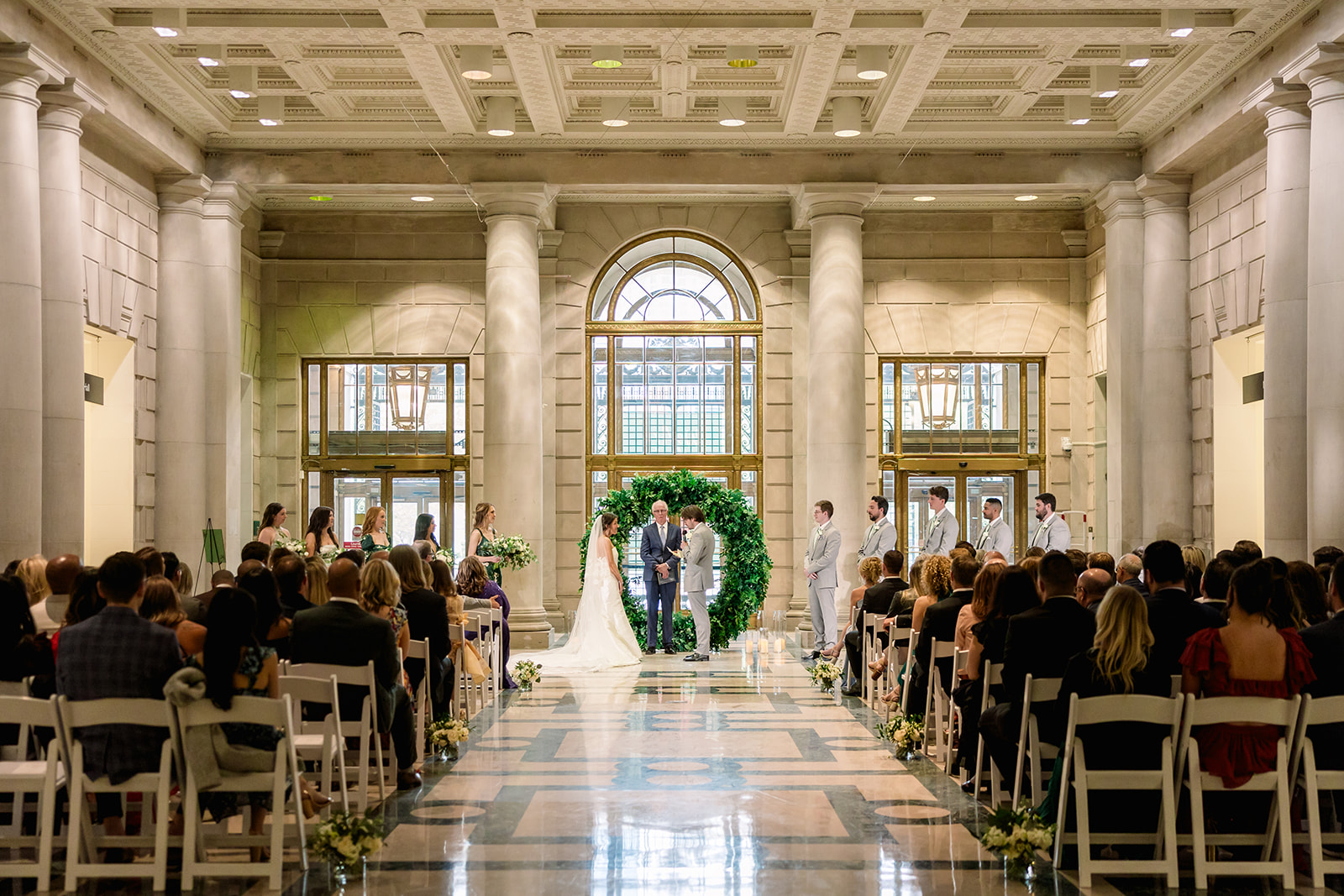 Philadelphia Library Rooftop Wedding Free Library On The Parkway