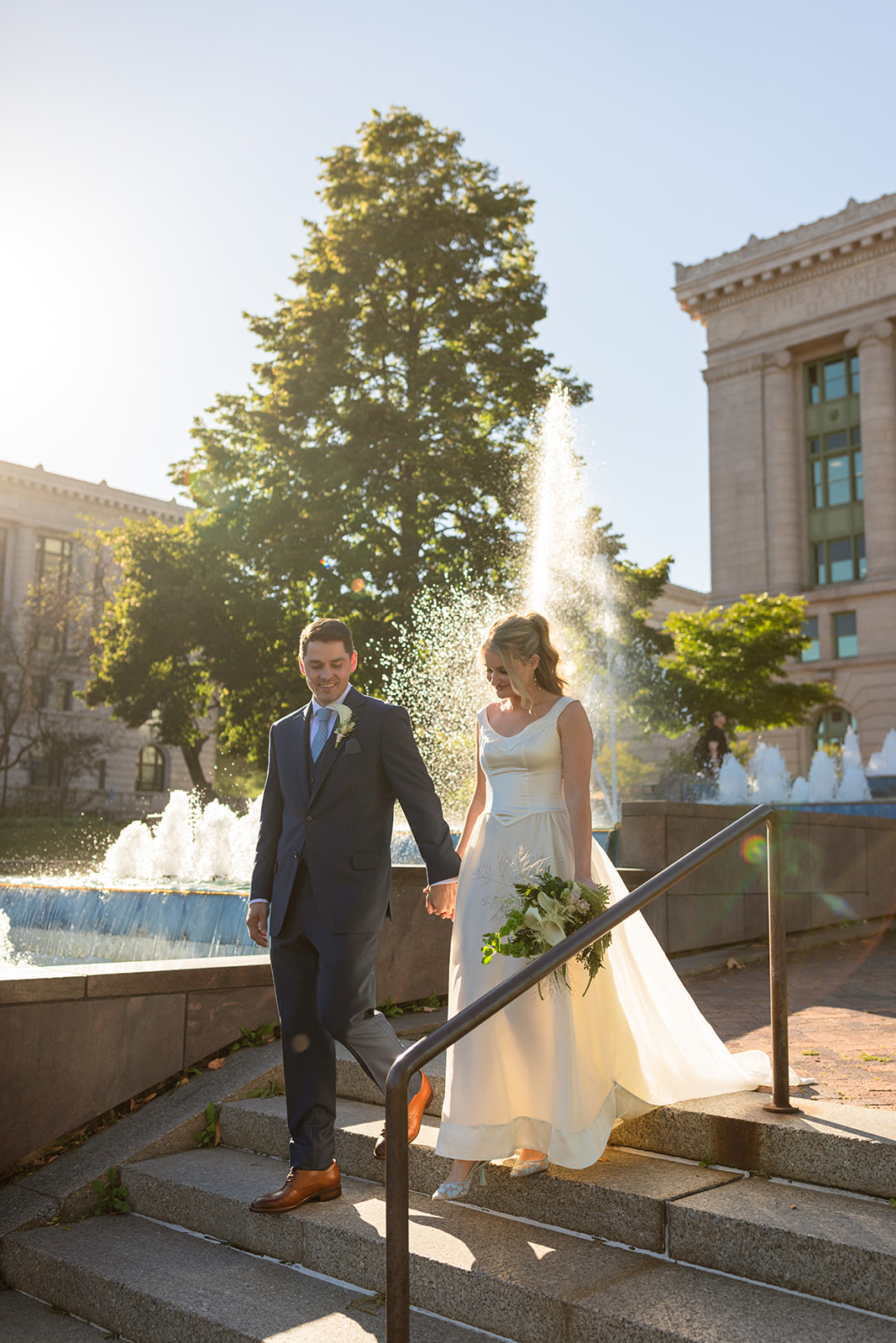 Duluth Courthouse Wedding Early Spring Courthouse Wedding In Northern